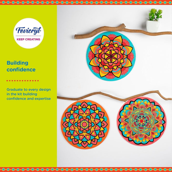 Pidilite Fevicryl Mandala Art Kit (Mrp-499/-)