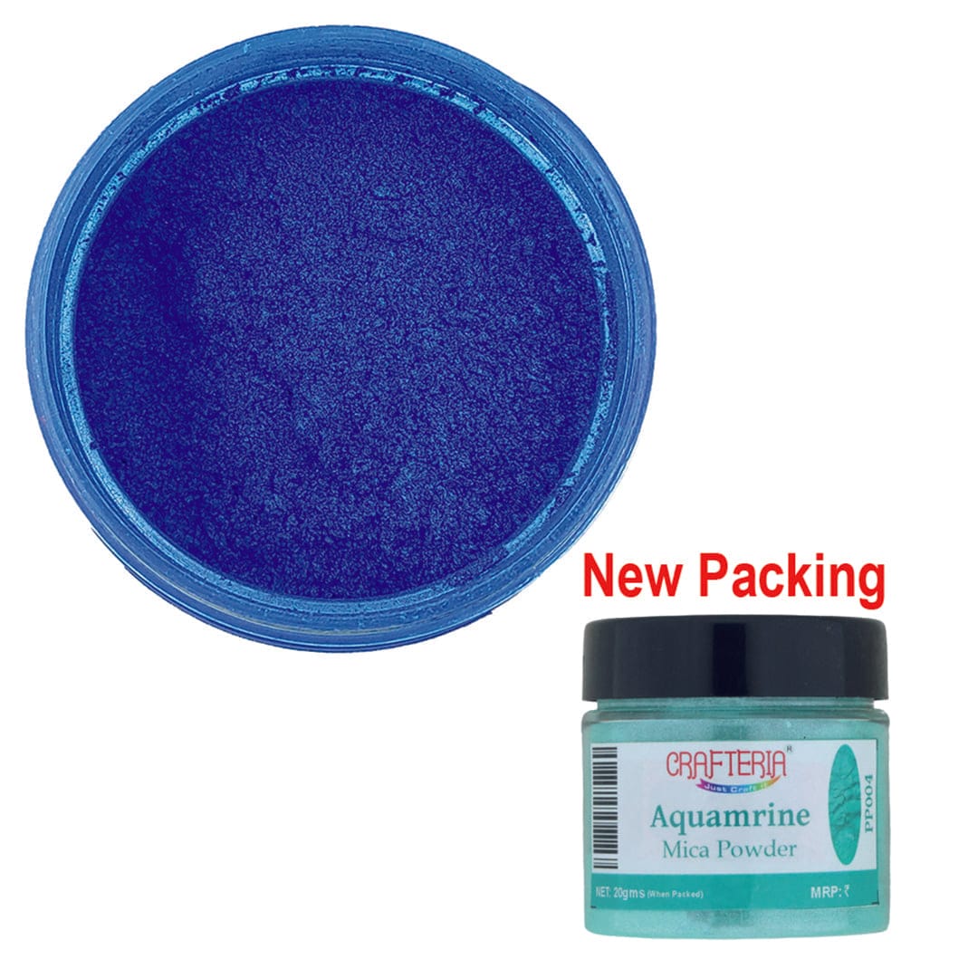 Brilliant Blue Pearl Mica Powder 20 Gram